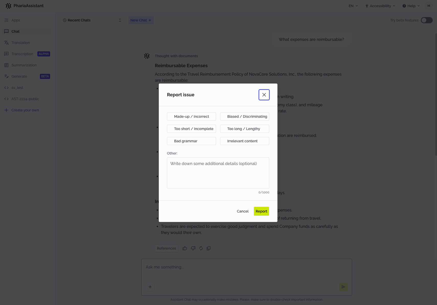 Chat | Aleph Alpha Docs